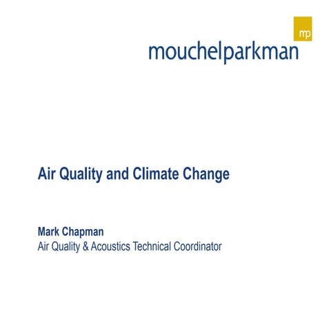 Air Quality and Climate Change Presentation | PPT