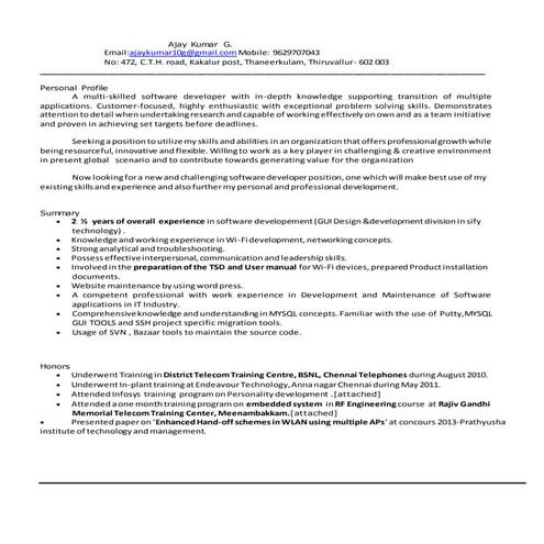Ajay_resume_final (1) | PDF