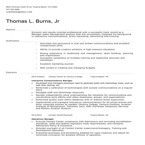 POPE RESUME(3) | DOC