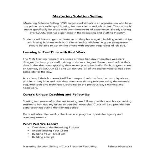 Mastering Solution Selling | PDF