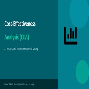 Cost effectiveness analysis | PPTX