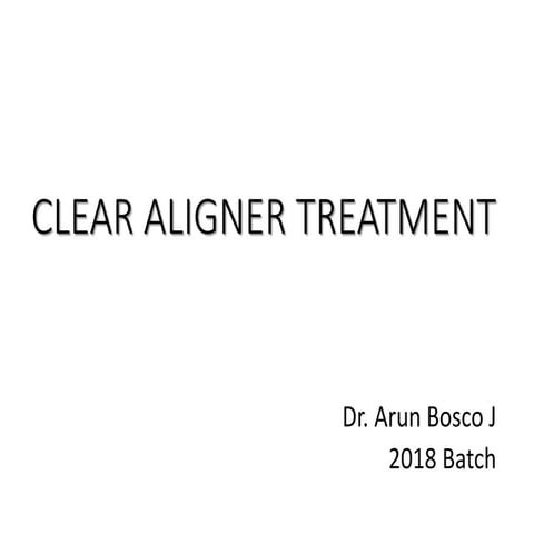 Clear Aligner Treatment | PDF
