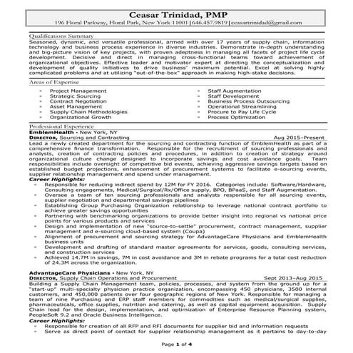 Ceasar trinidad resume | DOC