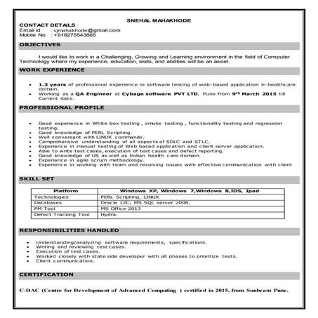 Snehal Mahakhode. | DOCX