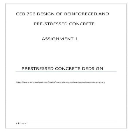 Ceb 706 design of reinforeced and presressed concrete updated! | DOCX