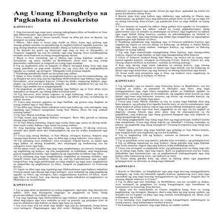 Cebuano - The First Gospel of the Infancy of Jesus Christ.pdf