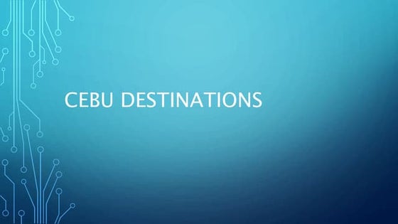 Cebu Destination | PPT