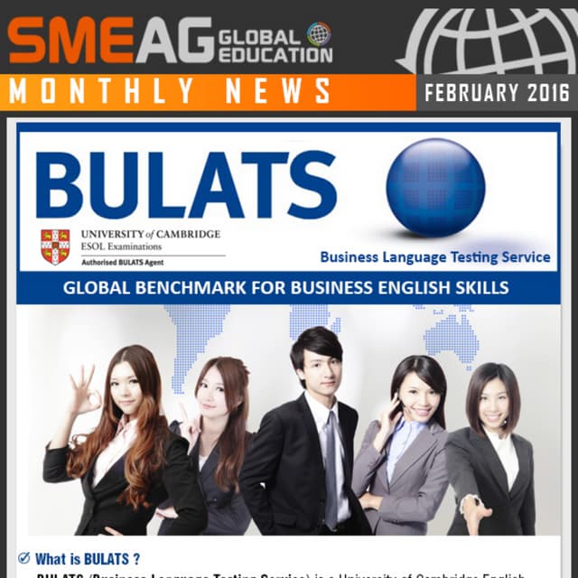Cebu SMEAG News セブ島のBULATS公式テスト会場に | PDF