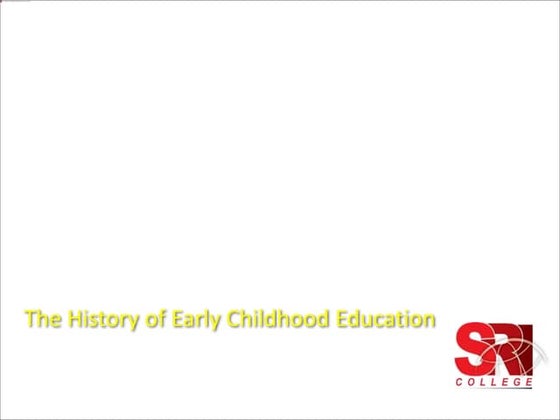 Early childhood education powerpoint | PPT