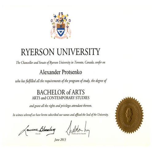 Ryerson University Degree | PPT