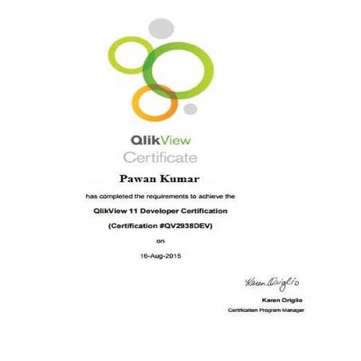 QV11_Certificate_Developer | PDF