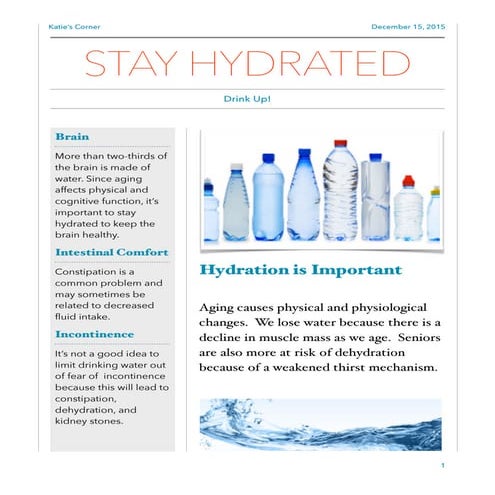 hydration | PDF