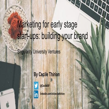 Marketing for early stage start-ups: building your brand | PDF
