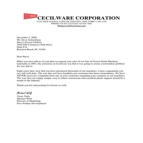 Testimonial Letter | PDF
