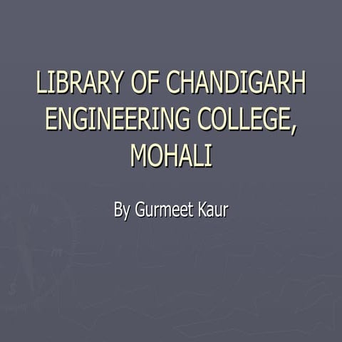 Cec Library Ppt
