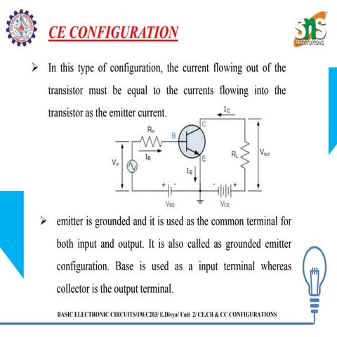 Configuration Of Cb Ce Cc Poster