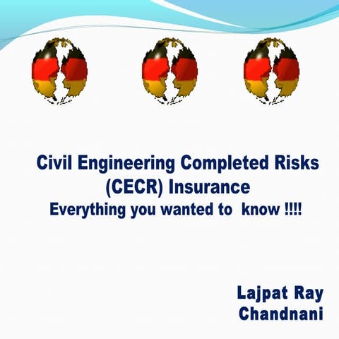 Civil Engineering Completed Risks or Completed Construction Insurance | PPT