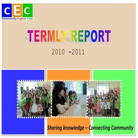CEC Activity Report [en] | PPT