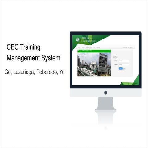 Cec training management system | PDF