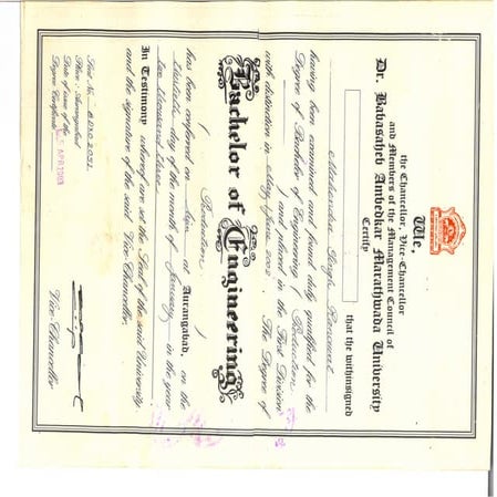Degree certificate-pg1 | PDF