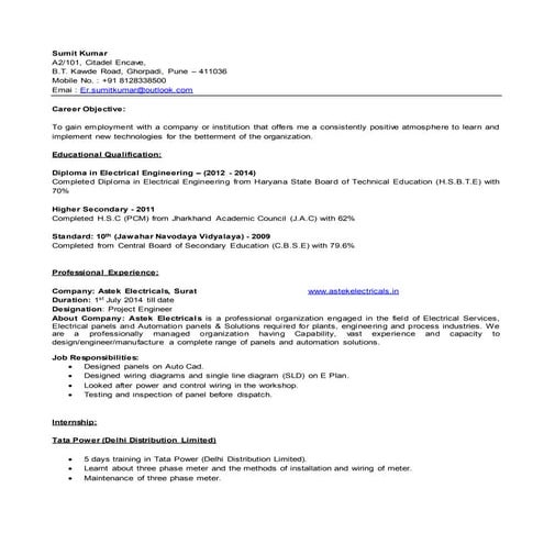Md. Tabish CV | DOCX