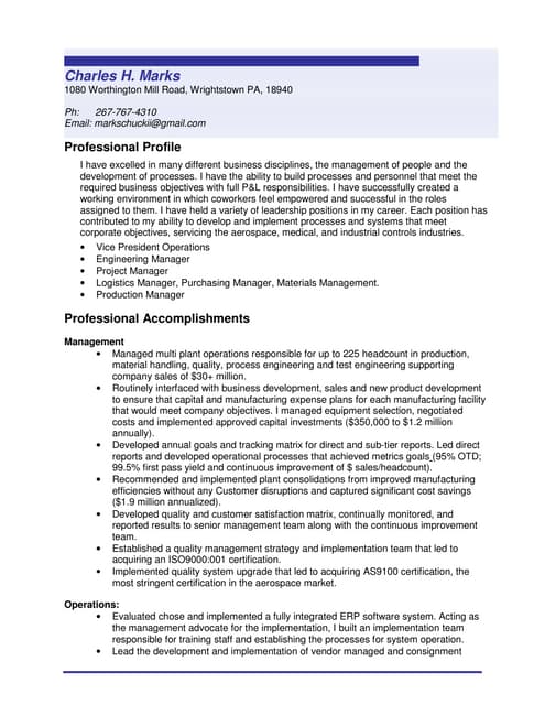 James Rockmore Resume | DOCX | Logistics | Business