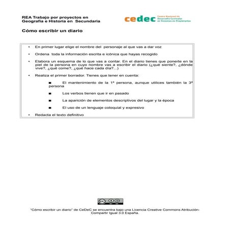 Cómo escribir un diario | ODT