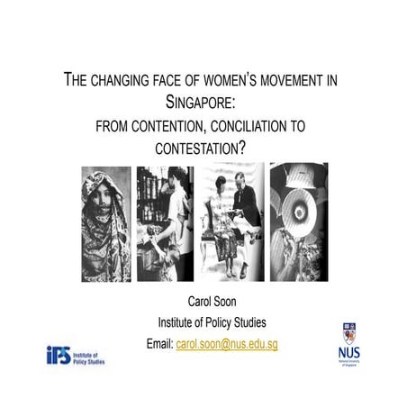 Carol Wan Ting Soon, The changing face of the women’s movement in ...
