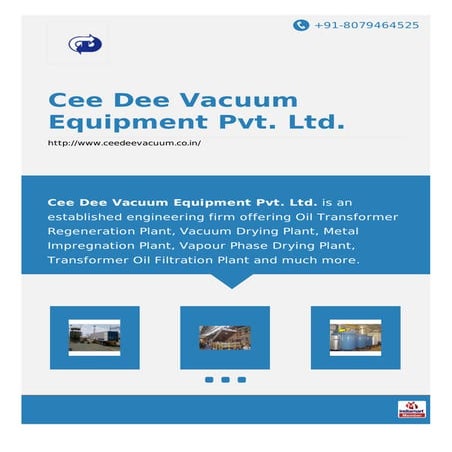 Cee dee-vacuum-equipment-pvt-ltd | PDF | Manufacturing Industry ...