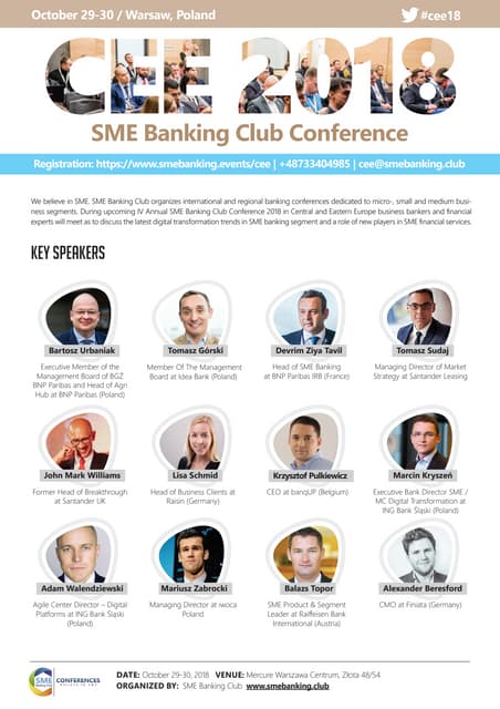 Sme Banking Club presentations