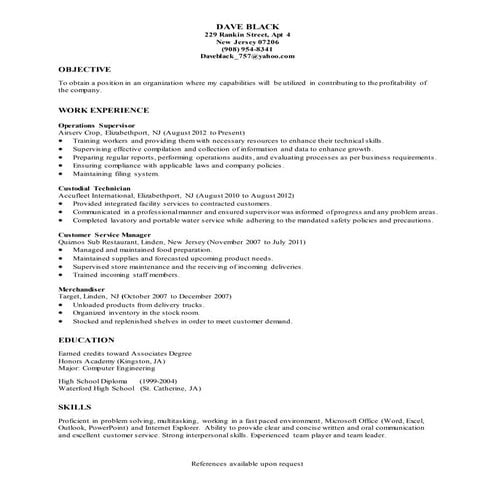 alexander powers monster resume | DOCX