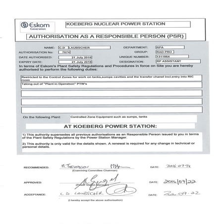 PSR RP | PDF