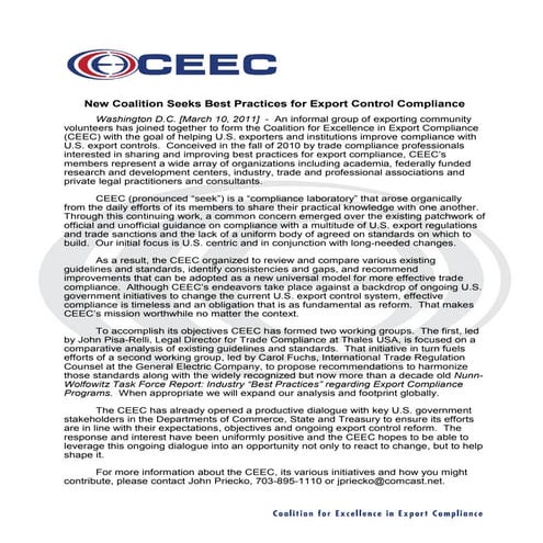 CEEC Fact Sheet | DOCX