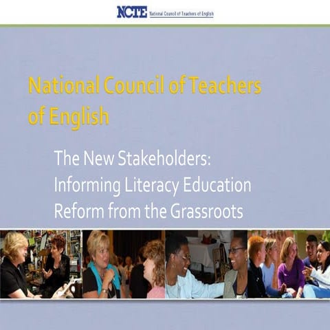 Introducing the National Center for Literacy Education | PPTX