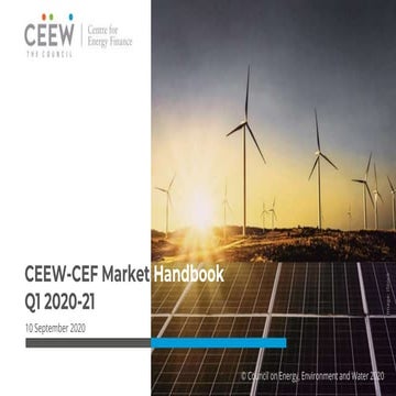 Ceew ceew cef market handbook q1 2020-21 10 sep20 | PPT