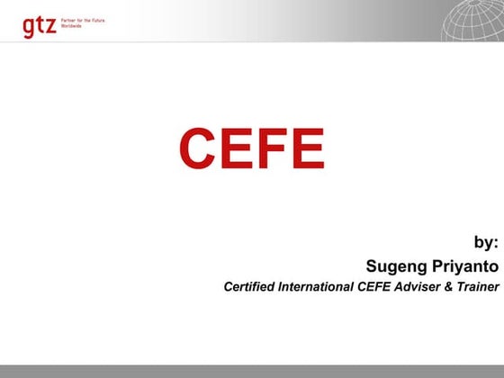 CEFE International Global Trends | PPT