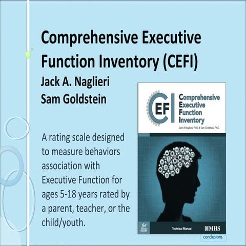 Dr. Naglieri's CEFI Presentation Preview | PPT