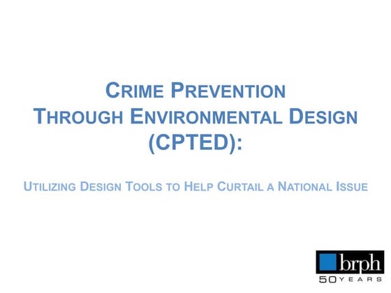 CPTED Presentation given to London First | PPT
