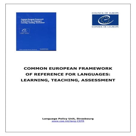 CEFR | PDF