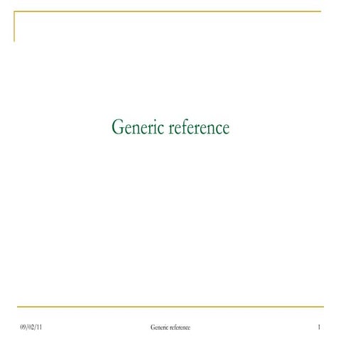 Ceg chapter 4 generic reference | PPT