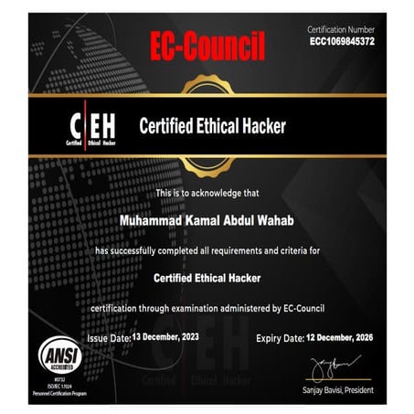 Certified Ethical Hacker EC Council V12 | PDF