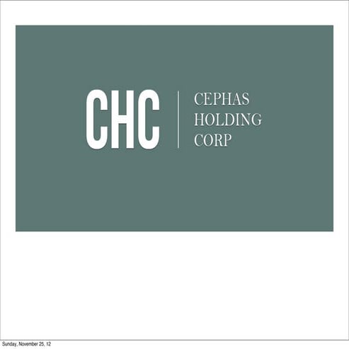 Cephas Holding Overview | PDF
