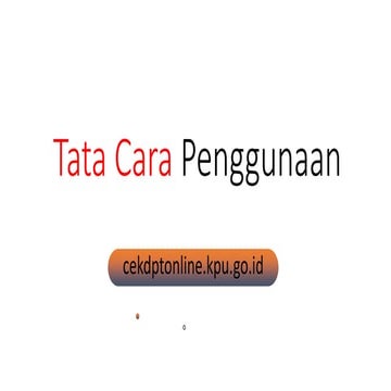 cek dpt & daftar.pptx