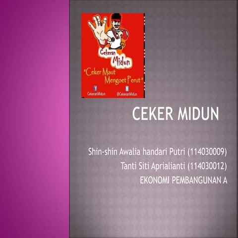 CEKERAN MIDUN ANALISIS SWOT | PPTX