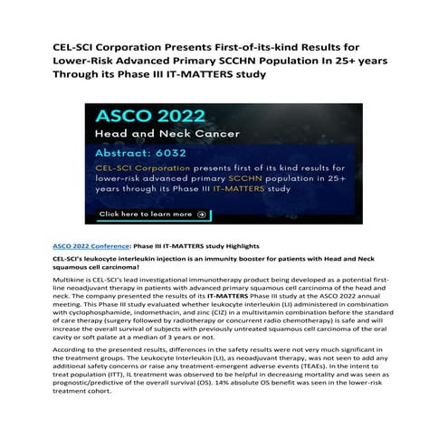 CEL-SCI Corporation.pdf