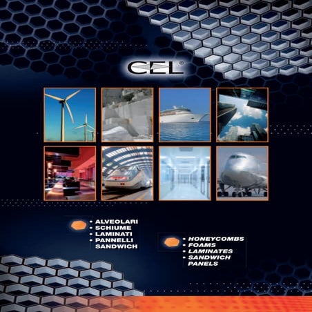 CEL Components honeycomb and sandwich panel borchure | PDF