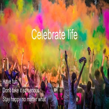 Let's Celebrate Life | PDF | Birthday | Personal Celebrations & Life Events