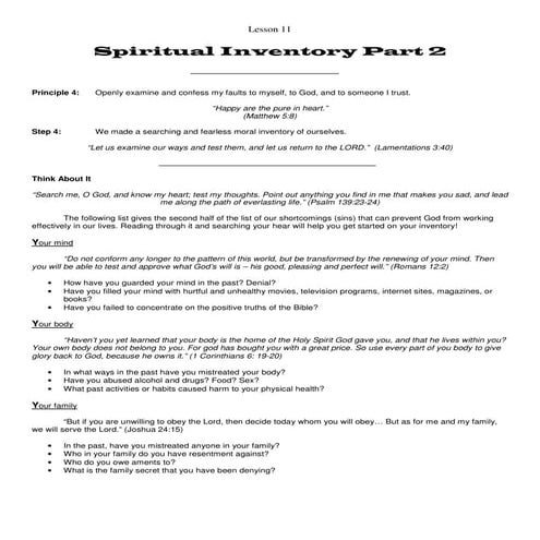 Celebrate recovery lesson 23 addiction | PDF