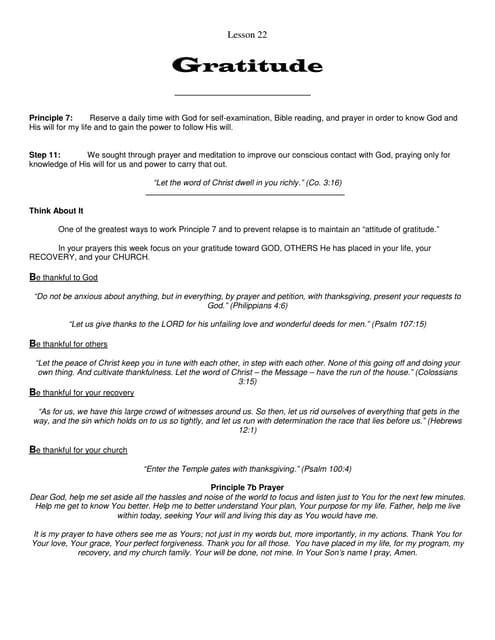 Celebrate recovery lesson 25 addiction | PDF