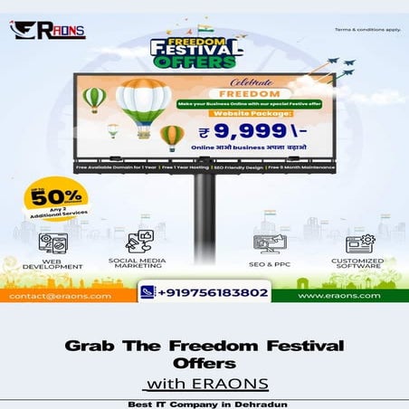 Celebrate The Independence Day with ERAONS and Grab Freedom Festival ...